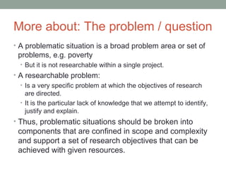 Writing your research proposal | PPT