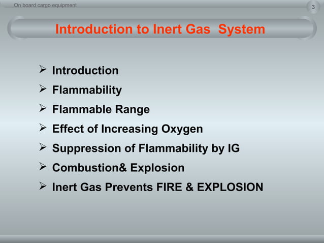 Ig system & equipment oil tankers | PPT