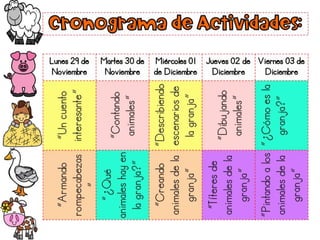 Proyecto PLAN LA GRANJA primer grado.pptx