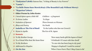 Romantic poets | PPTX