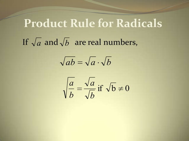 Roots and Radicals | PPTX | Physics | Science