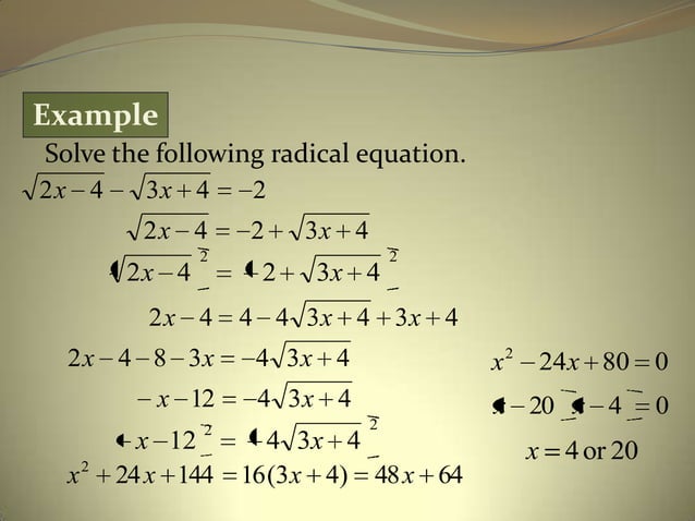 Roots and Radicals | PPTX | Physics | Science