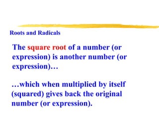 1 Roots and Radicals.pptx1 Roots and Radicals.pptx