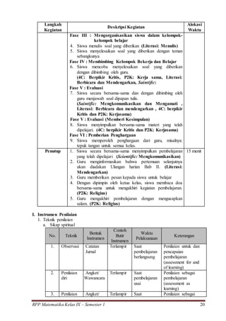 1 rpp bab vi (statistika) | DOCX