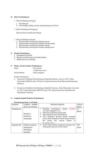 1 rpp pola bilangan | DOC