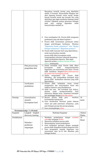 1 rpp pola bilangan | DOC