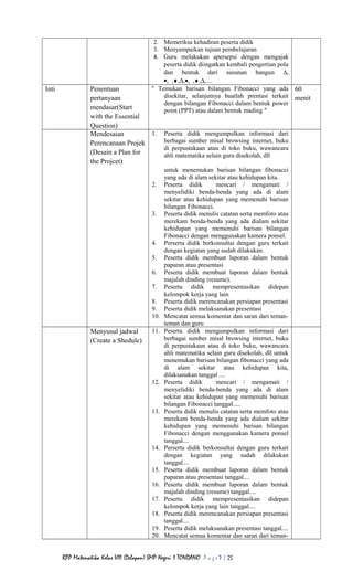 1 rpp pola bilangan | DOC