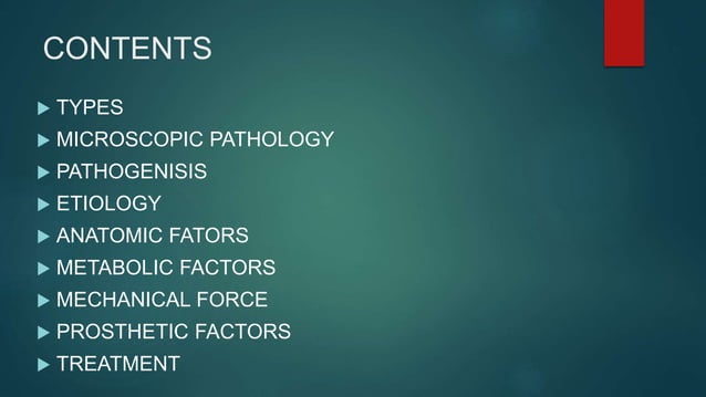 Residual ridge reduction in removable prosthodontics | PPTX