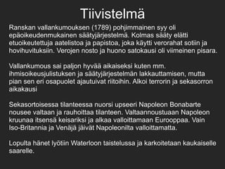 Ranskan vallankumous ja napoleon | PPTX