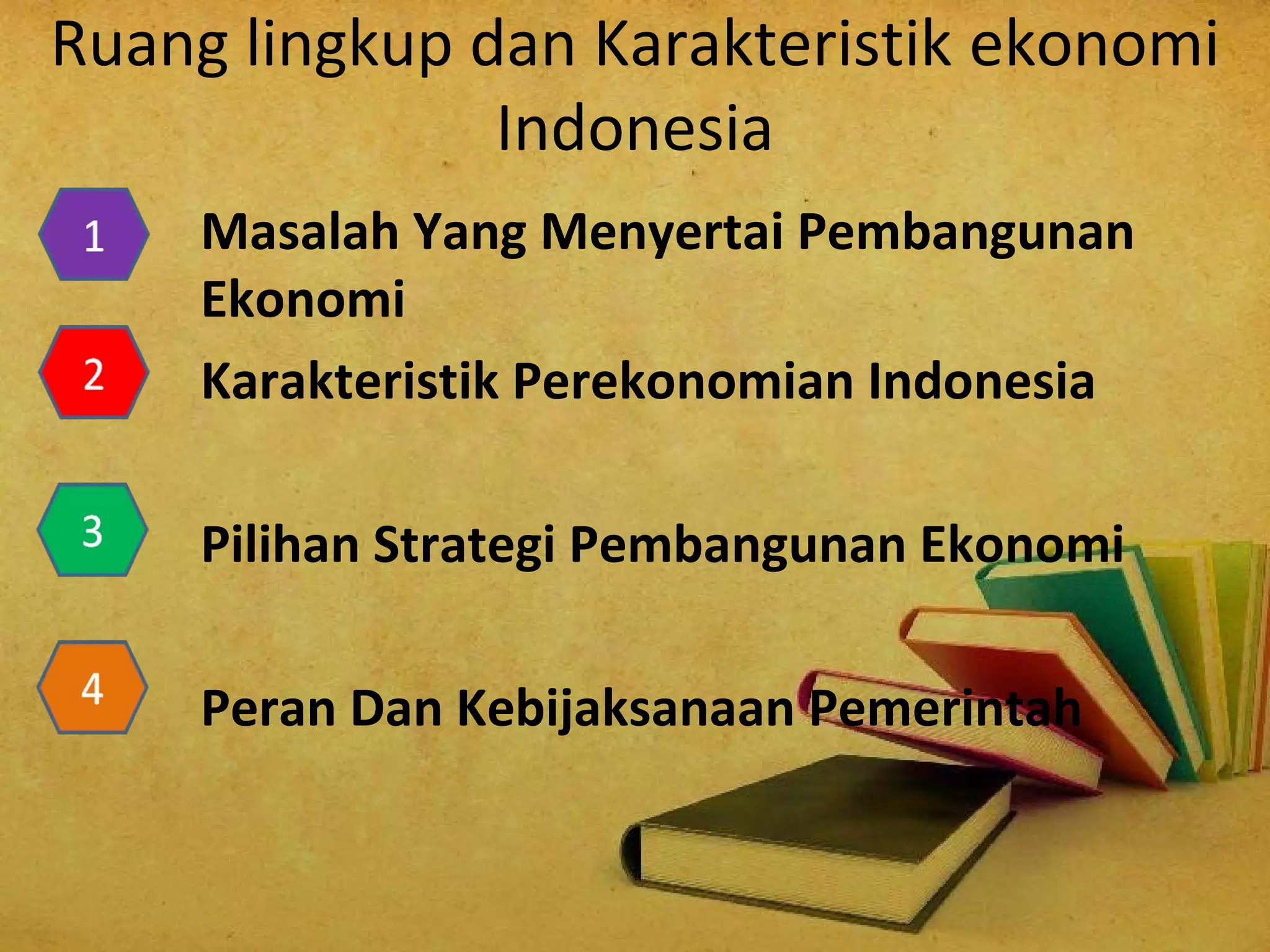 Ruang Lingkup Perekonomian Indonesia | PPT