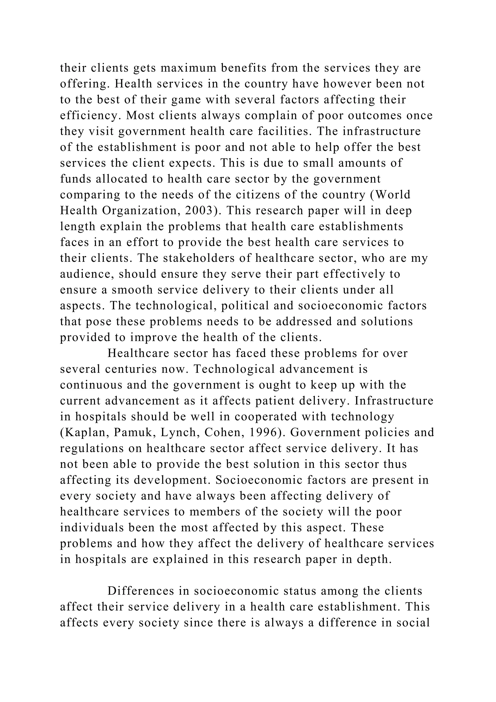 1Running head FACTORS INFLUENCING HEALTHCARE6FACTORS INFL.docx