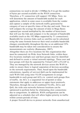 1Running Head Network Design3Network DesignUn.docx | Computer Networking | Computing