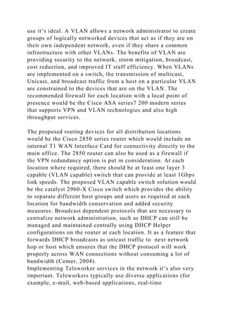 1Running Head Network Design3Network DesignUn.docx | Computer Networking | Computing