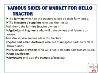 1 rural platform case ; hello tractor | PPT