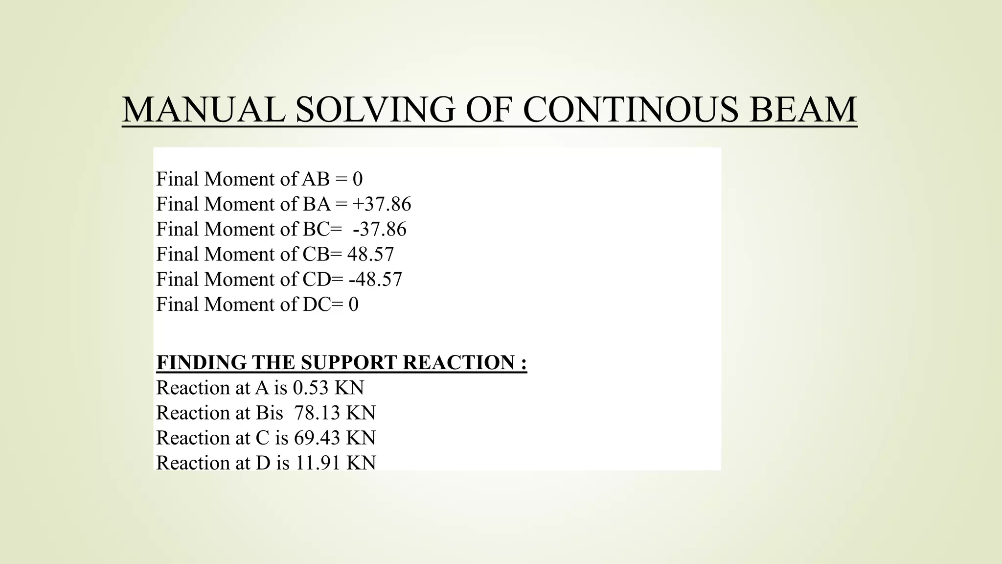 analysis of structures by STAAD pro and python program | PPTX
