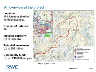 RWE Mynydd y Gwair Supply Chain Event - Tim James / Kirsty Curry | PPT
