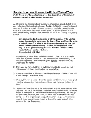Biblical View of Time | PDF