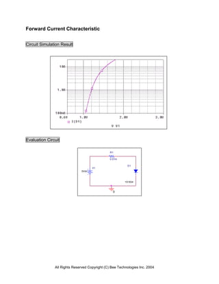 SPICE MODEL of 1S1834 (Standard Model) in SPICE PARK | PDF