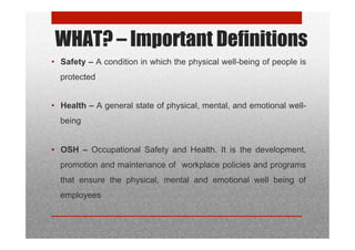 Safety and Health | PDF