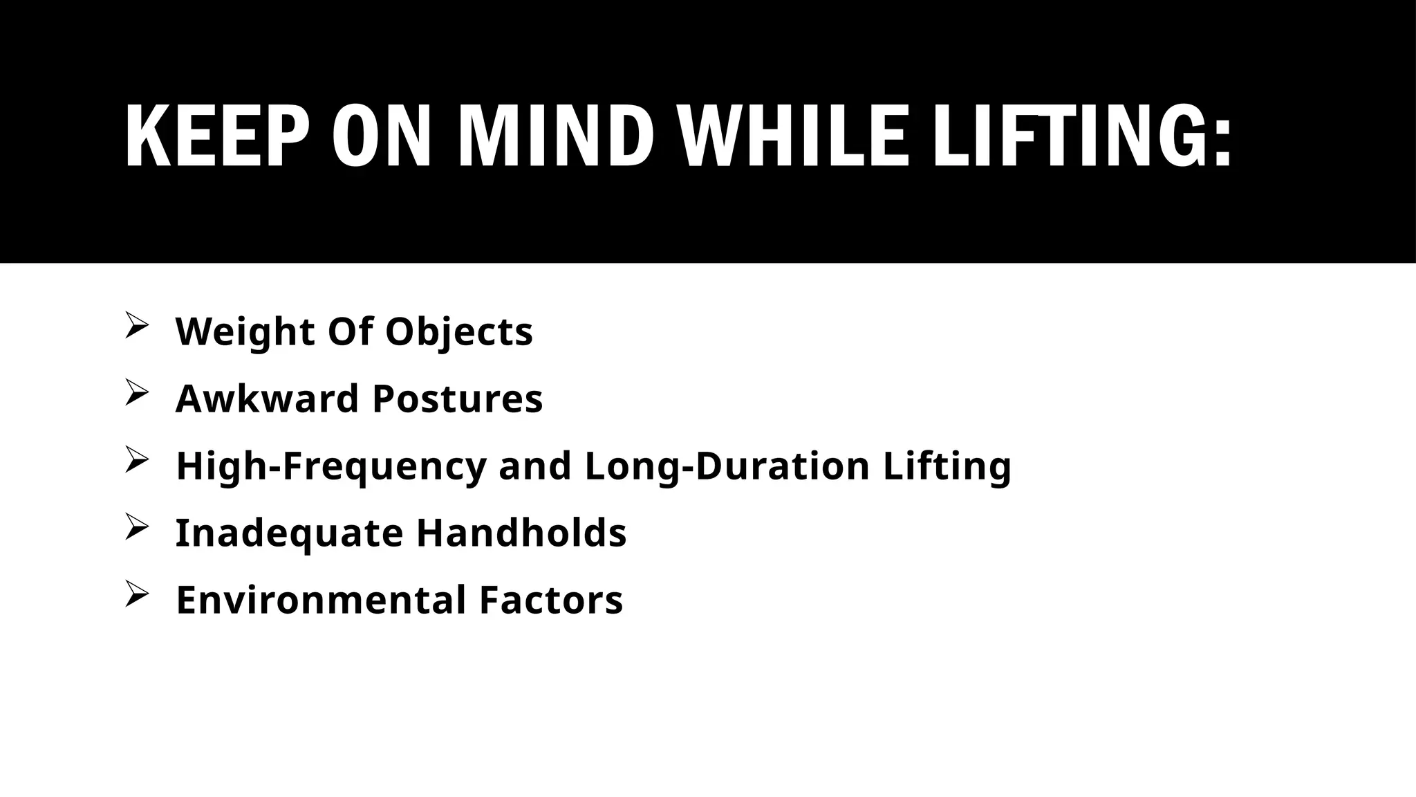 1 SAFETY Lifting & Shifting electric.pptx | Weightlifting | Sports