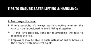 1 SAFETY Lifting & Shifting electric.pptx | Weightlifting | Sports