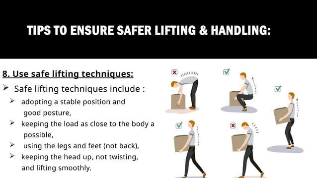 1 SAFETY Lifting & Shifting electric.pptx | Weightlifting | Sports