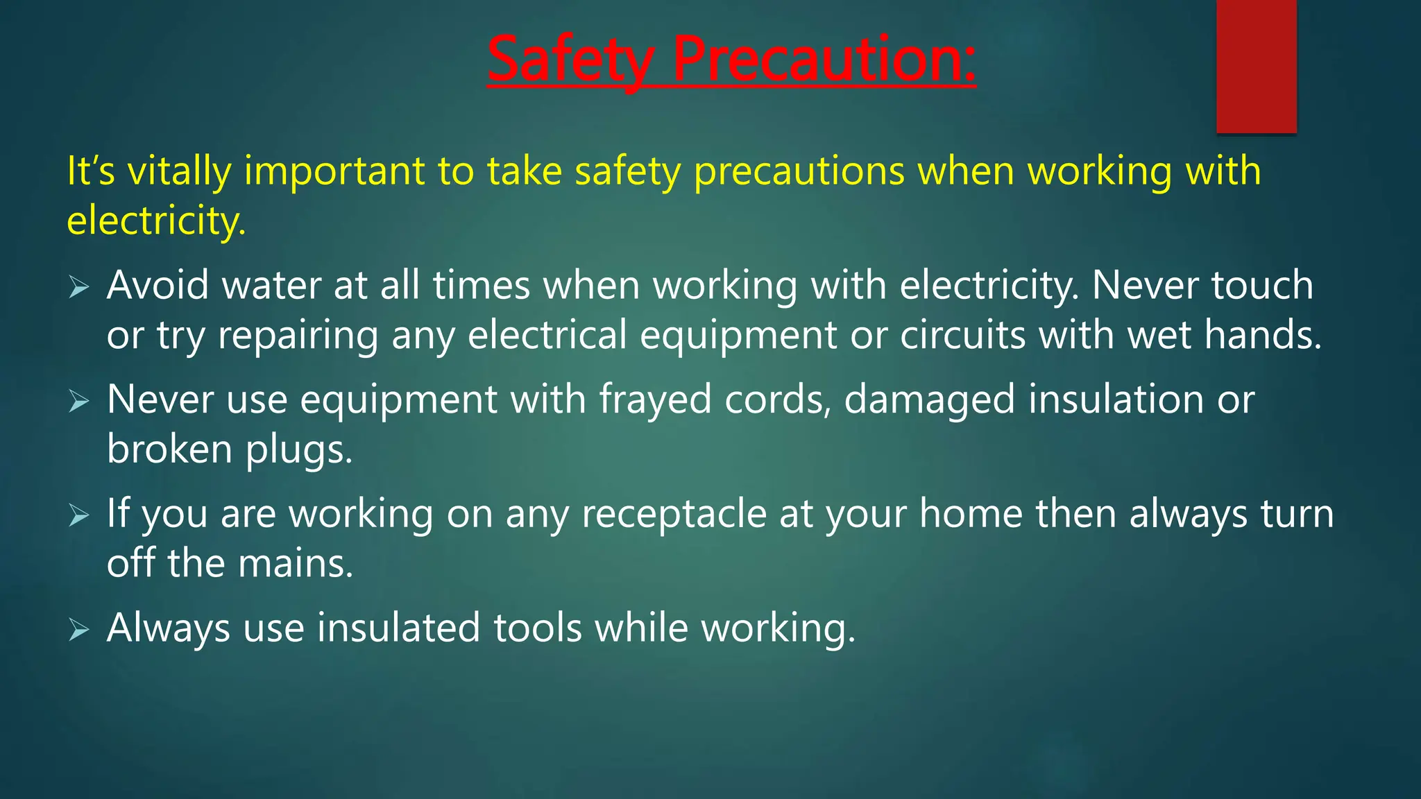 SAFETY PRECAUTION.pptx . safety is firstv | PPTX