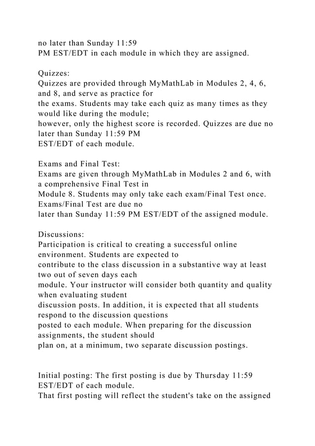 1 Saint Leo University MAT 131 College Mathemati.docx | Educational Assessment | Education