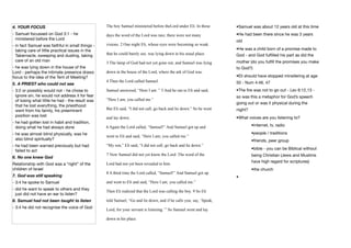 1 sam 3 notes | PDF
