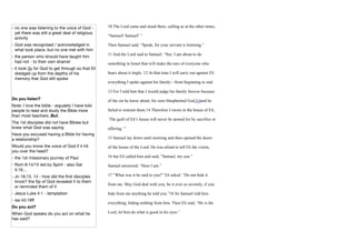 1 sam 3 notes | PDF