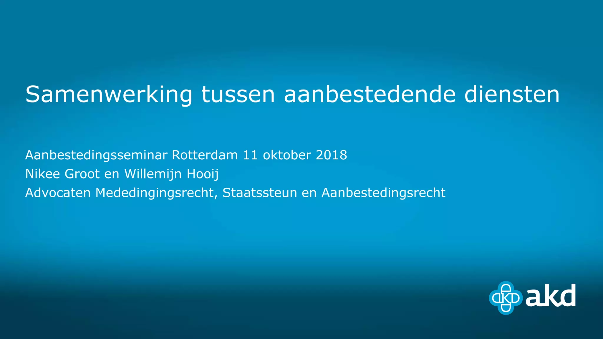 1 samenwerking tussen aanb diensten 2018 | PPTX