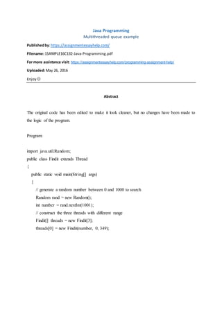 1 sample16c132 java-programming | PDF | Programming Languages | Computing