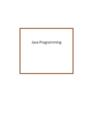 1 sample16c132 java-programming | PDF | Programming Languages | Computing