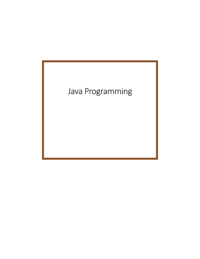 1 sample16c132 java-programming | PDF | Programming Languages | Computing