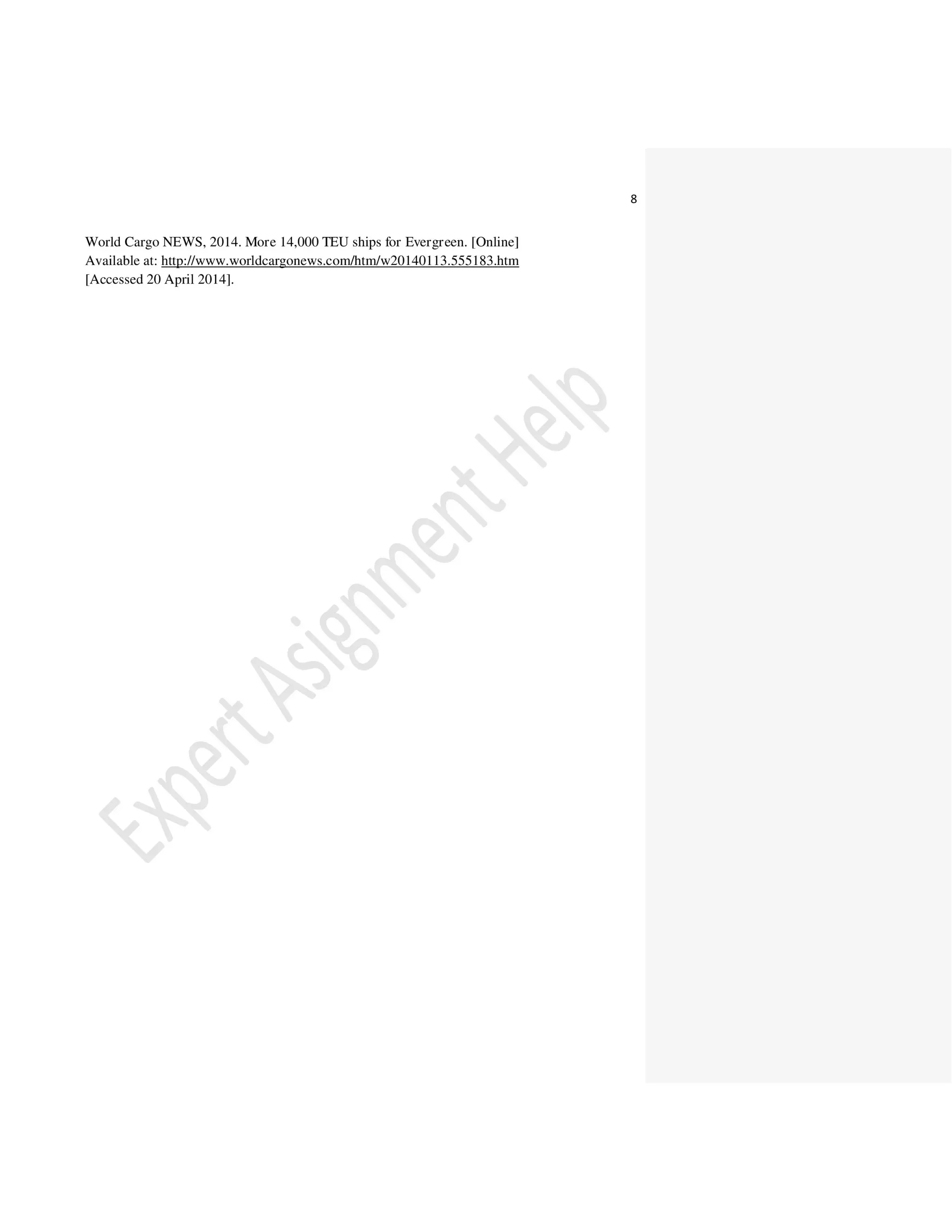 Maritime Economics Assignment | PDF | Logistics | Business