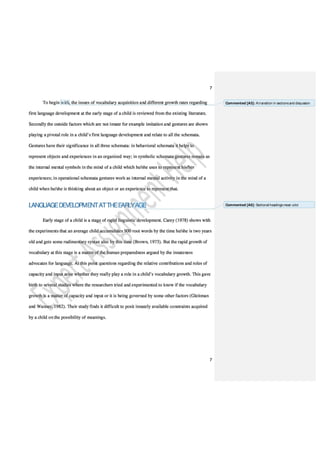 Essay on Constructivist Approach to First Language Acquisition | PDF