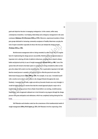 Nursing Diary Writing:Health Behaviour Change Diary Entry | PDF