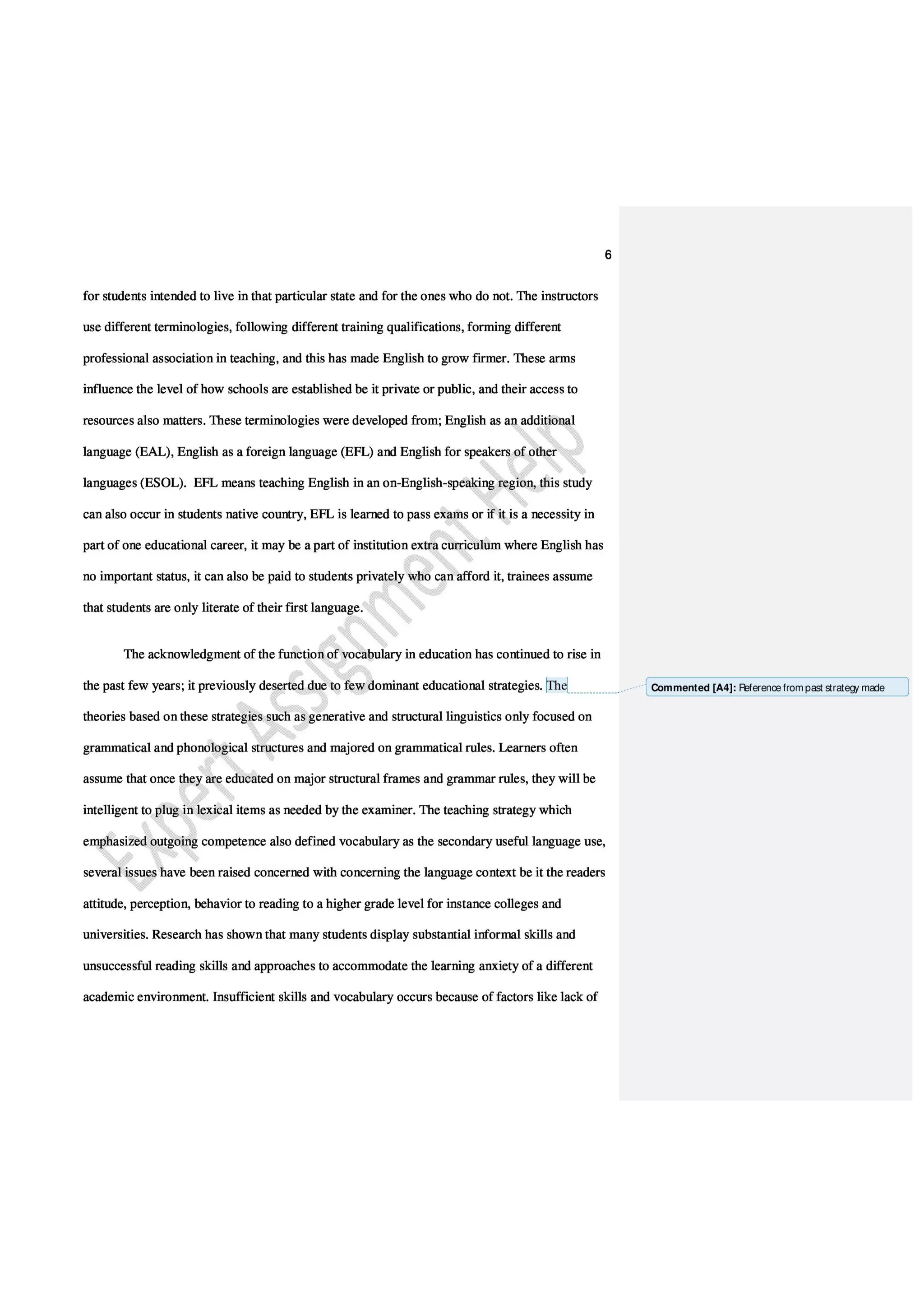 Linguistics Research Proposal – Vocabulary Learning Strategies | PDF
