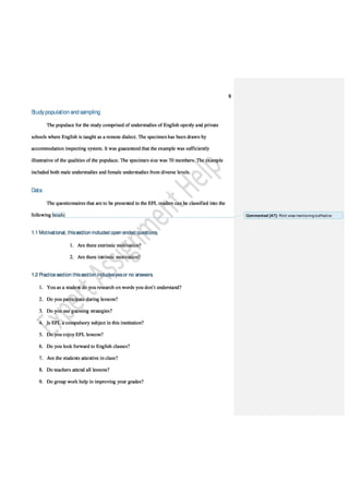 Linguistics Research Proposal – Vocabulary Learning Strategies | PDF