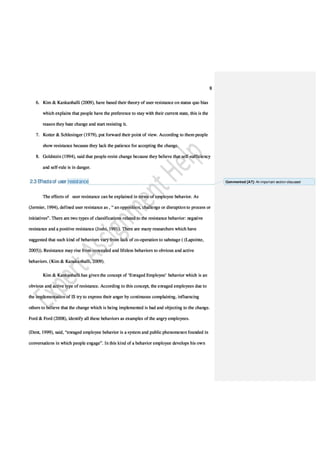 Management Issue Proposal- User Resistance in IT Enterprises | PDF