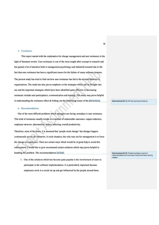 Management Issue Proposal- User Resistance in IT Enterprises | PDF