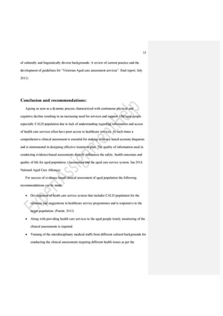 Nursing Case Study Dementia | PDF