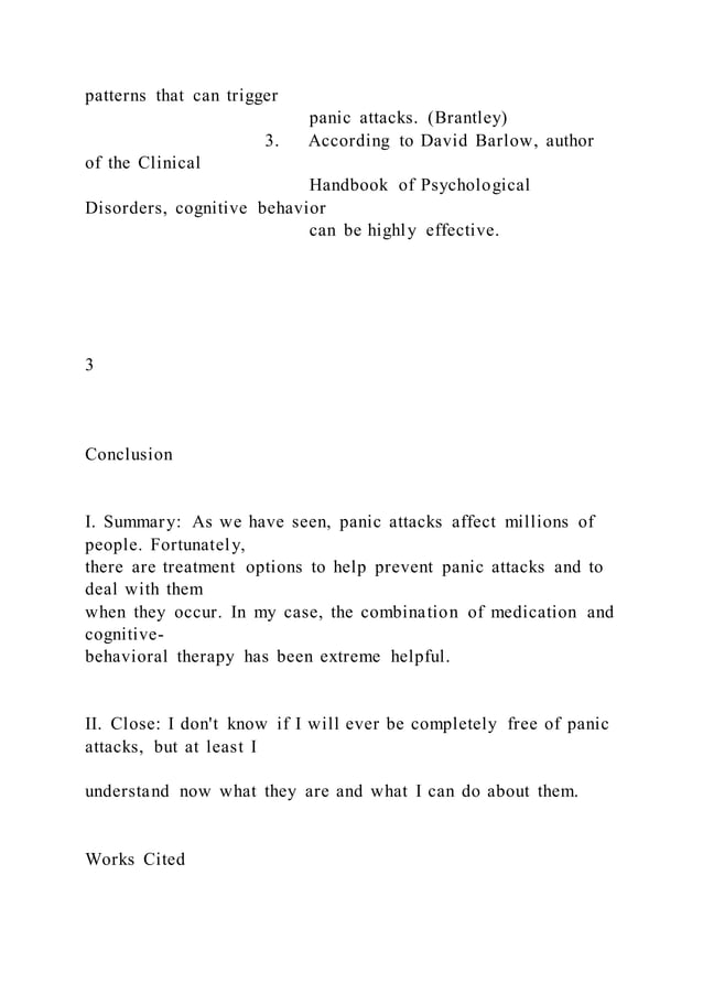 1 SAMPLE PREPARATION OUTLINE STUDENT INSTR | PDF