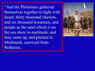 1 samuel 13a leave it in god's hands | PPTX