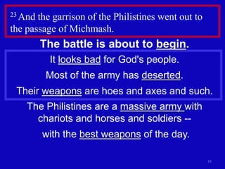 1 samuel 13b god's way is the way of blessing | PPTX