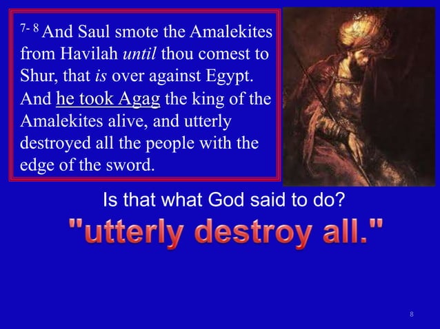 1 samuel 15a human logic is the devil's stronghold | PPTX ...