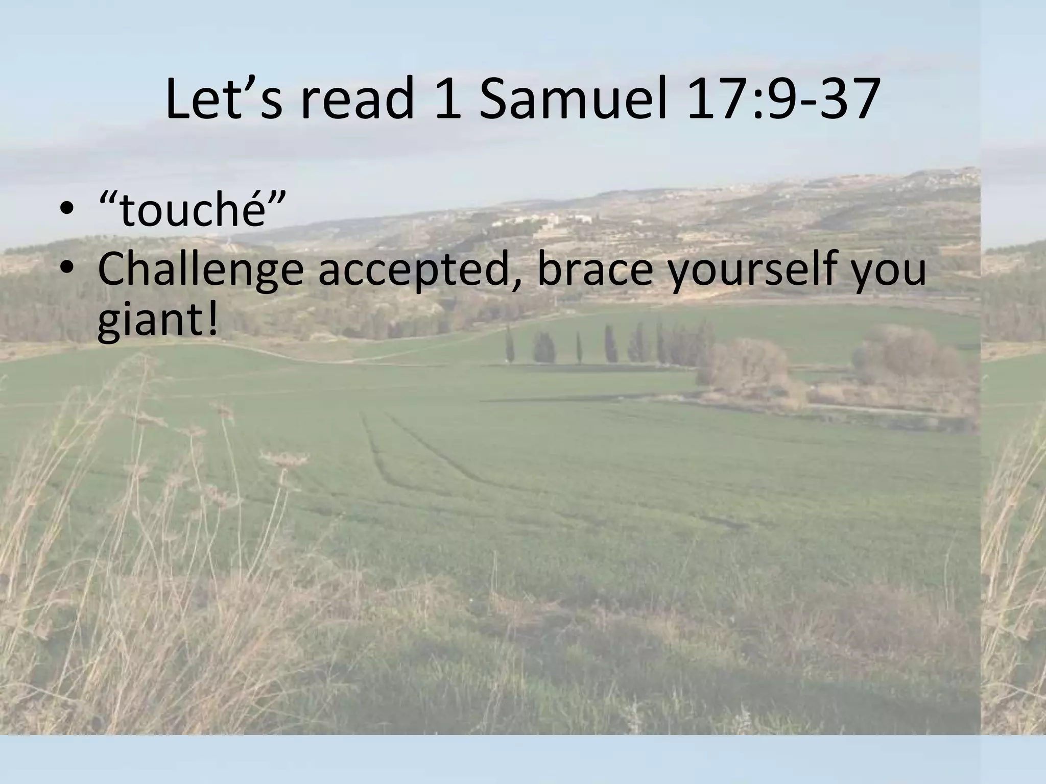 1 Samuel 17, The Valley of Elah; Nephilim, Giants; Goliath; Bronze age ...