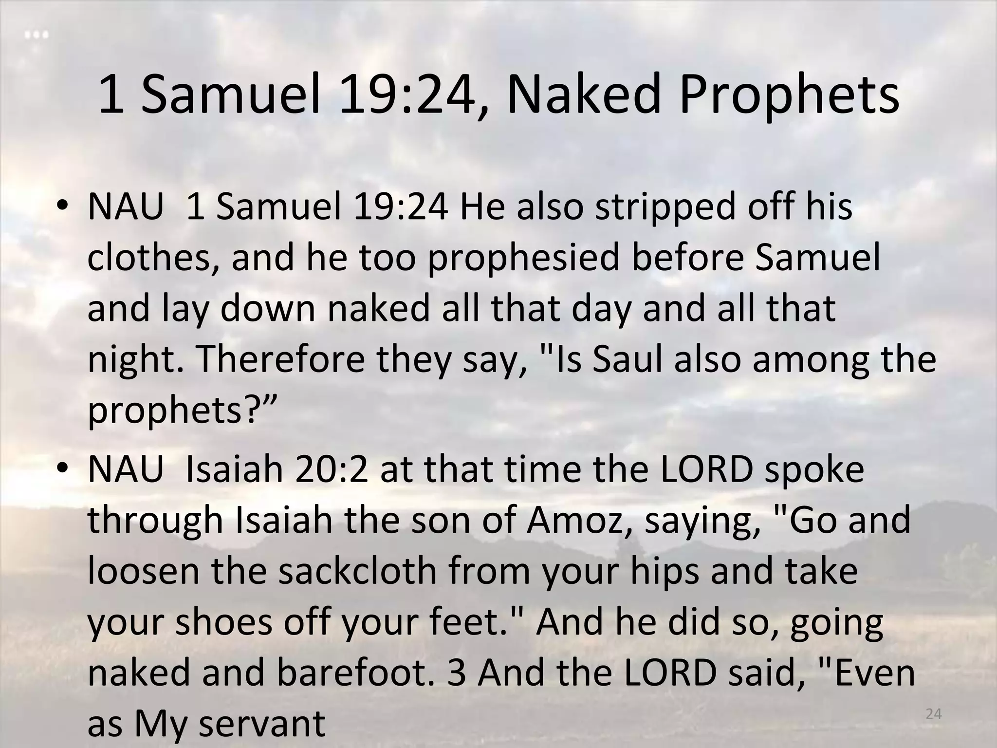 1 Samuel 18-20, Jonathan/David Covenant; Jealousy Envy; “an evil spirit from God”; Finding a ...