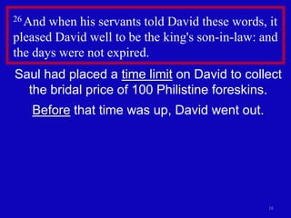 1 samuel 18b a lying king | PPTX