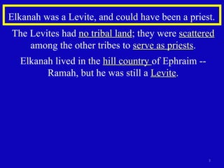 1 samuel 1a Hannah prays for a son | PPT